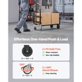KFFKFF 2-in-1 Convertible Hand Truck, 500 lbs, Foldable Portable Cart ...