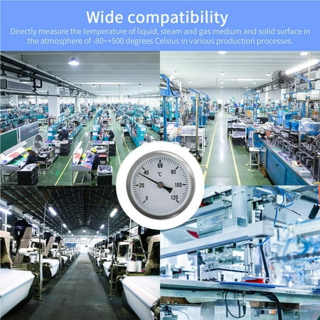 0~120 Degrees Celsius 63mm/2.48inch Thermocouple Thermometer Clip on ...