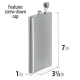 Maxam 12oz Stainless Steel Flask - Walmart.com