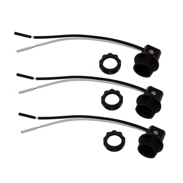 TWDRTDD Candelabra Base Lamp Holder Light Socket, Thread Phenolic ...