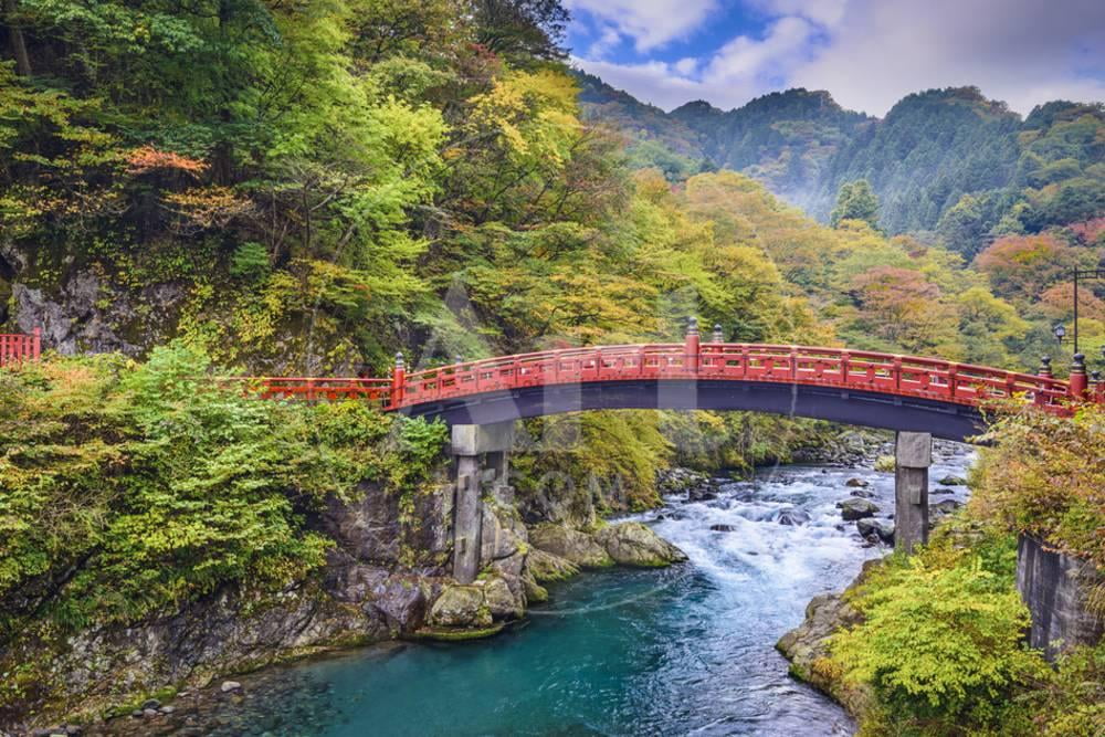 Shinkyo Bridge in Nikko, Japan, Unframed Photographic Print Wall Art by ...