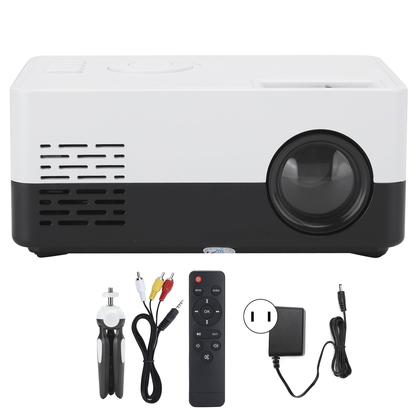 Proyector portátil 1920 x 1080p HD 30,000 horas LED Light Life Mini ...