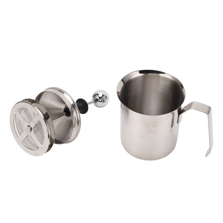 Manual Milk Creamer, Thick Handle 500cc Hand Pump Frother For Office ...