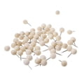 60 Pcs Round Wooden Thumbtack for Creative Decorative Drawing Push Pins ...
