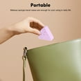 4pcs Powder Puff Holder Case Triangle Makeup Sponge Travel Case Make Up ...