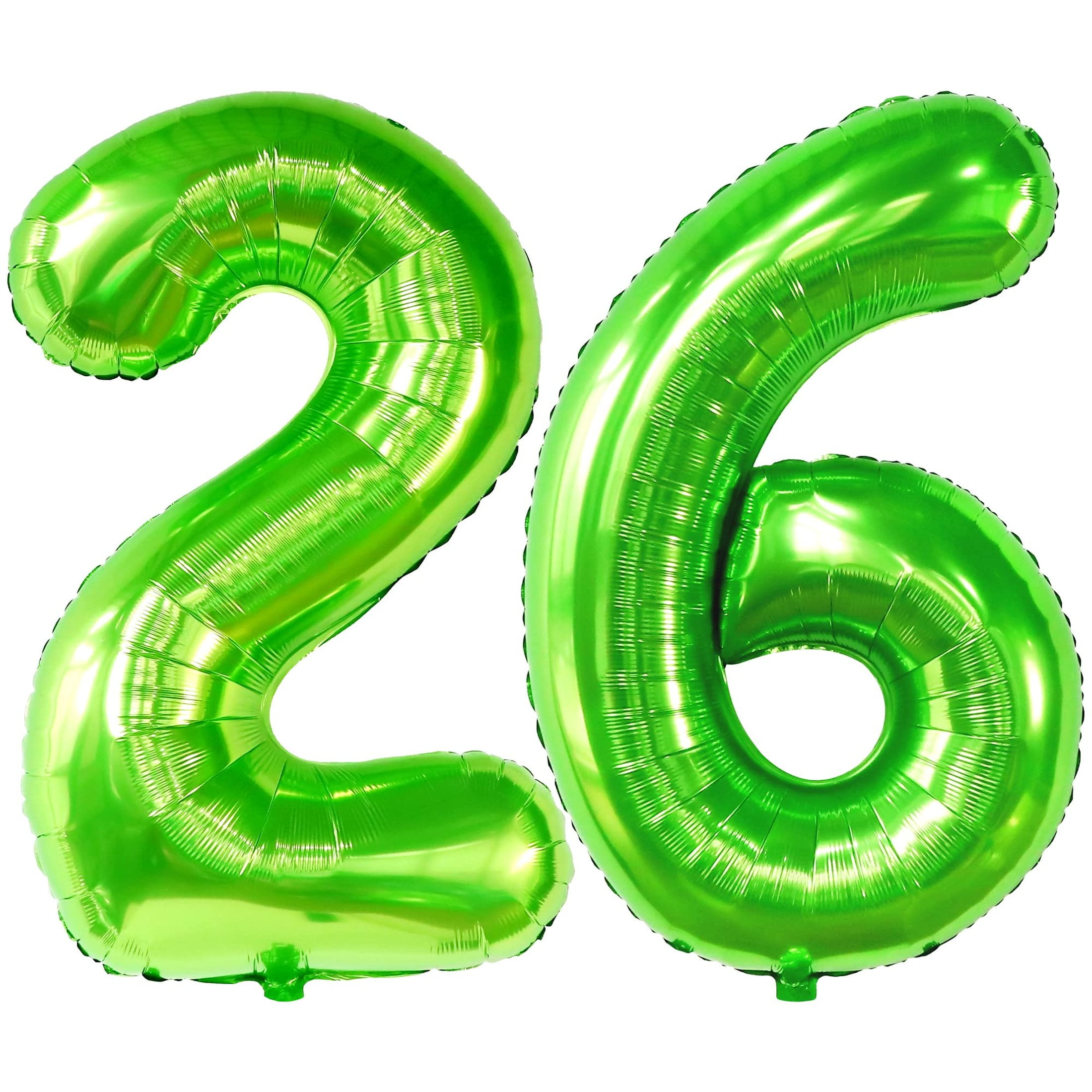 Celebrate in style with our 40 Inch Light Green Number 26 Balloon ...