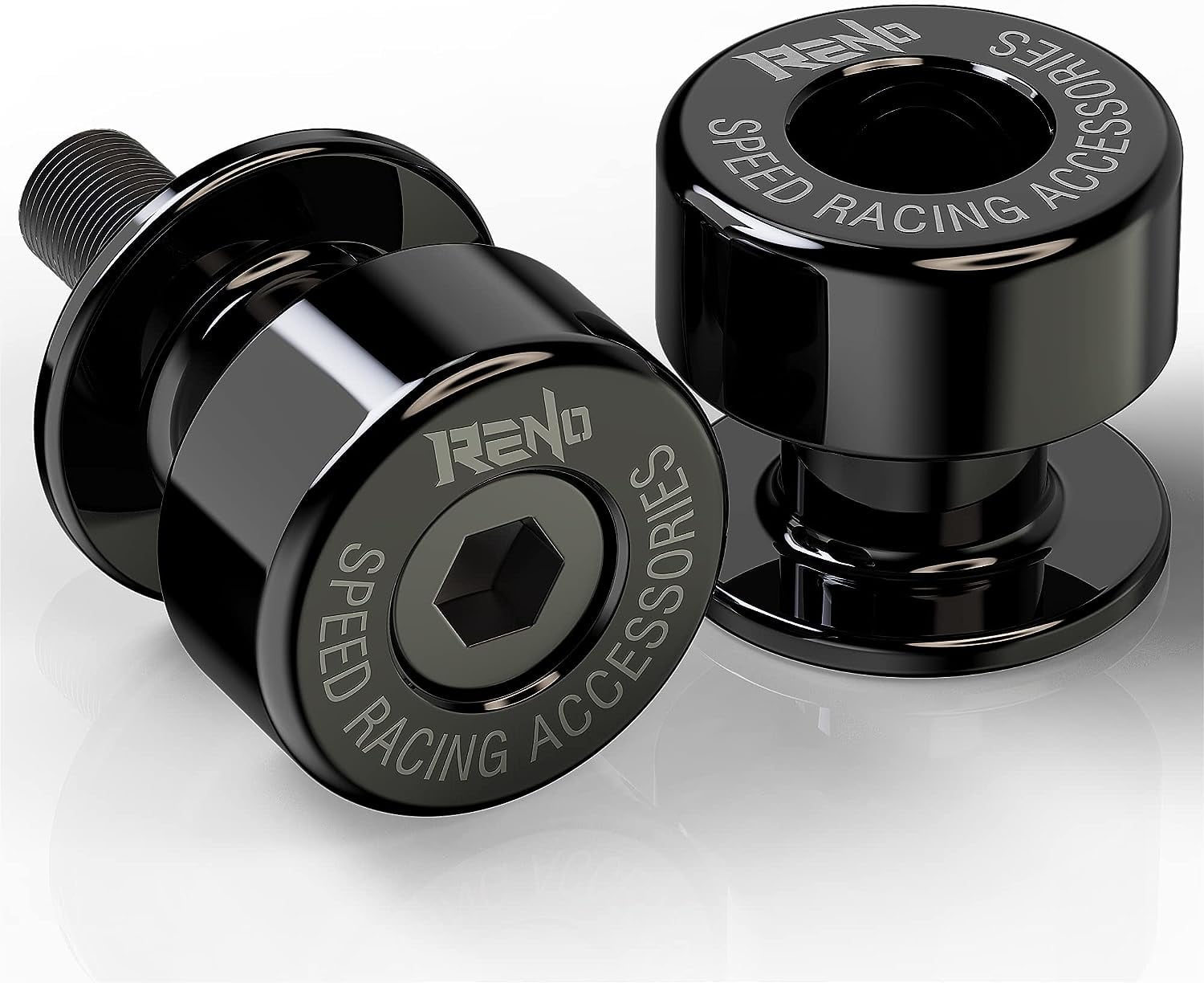 RENO SP1-M8 Aluminum Motorcycle Swingarm Spools Slider PRO Compatible ...