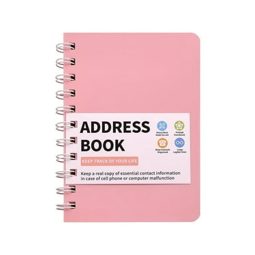 67144 Mead Address Book. 52 sheets 7 3/4" x 5 1/8". Assorted colors ...