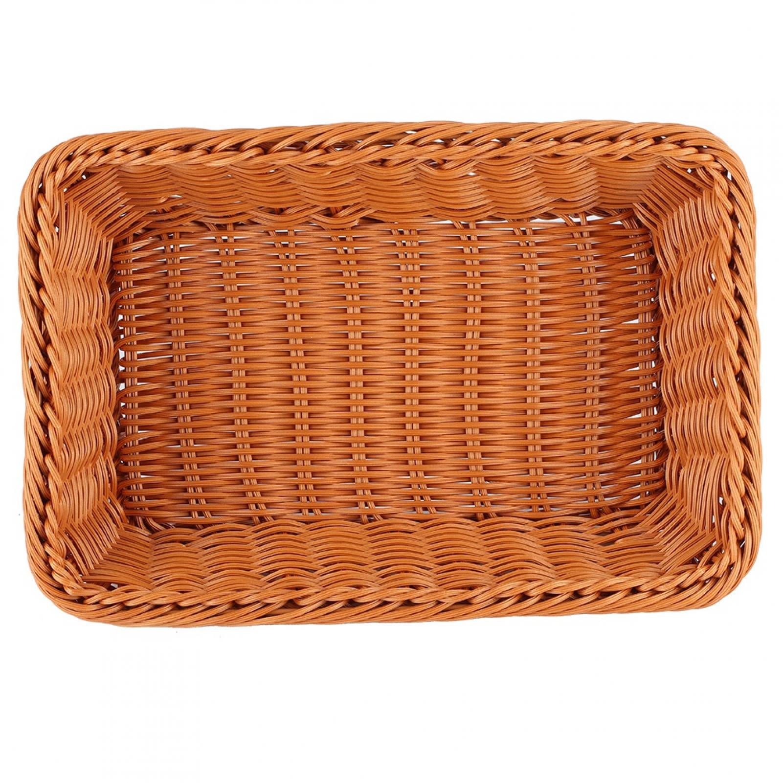 Cesta de almacenamiento rectangular para alimentos, pan y frutas ...