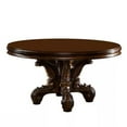 Acme Versailles Round Dining Table - KD Design, Scrolled Legs, Cherry Finish - Walmart.com
