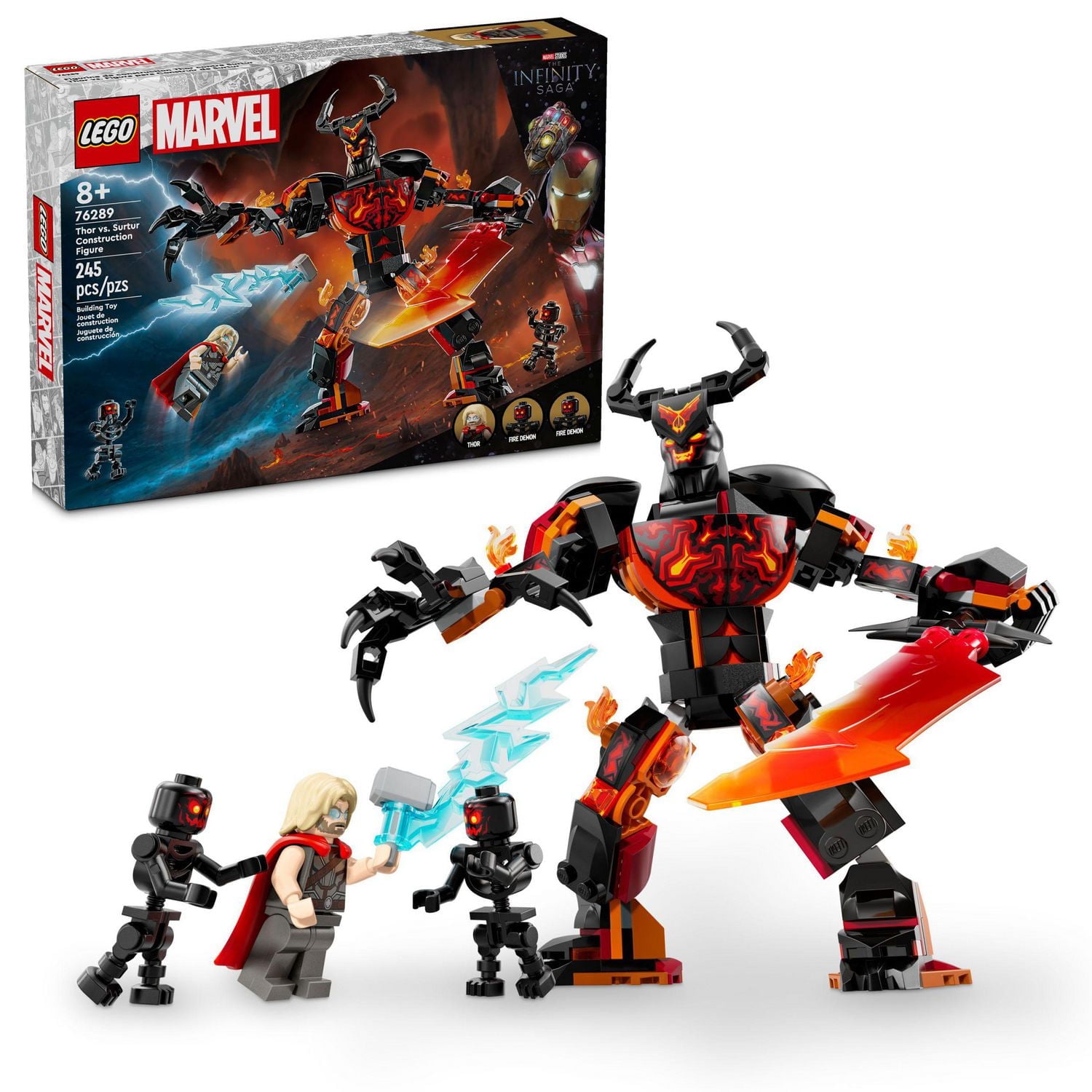 Click here for Lego Marvel Thor Vs. Surtur Construction Figure  B... prices