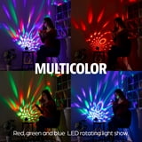 BrightSide Multicolor LED Disco Party Projector, Rotating Light Show ...