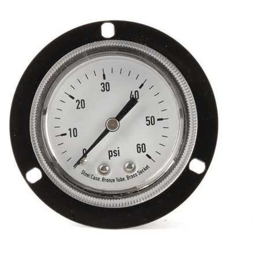 Sim Supply Panel Pressure Gauge,Flange,2 In,60 psi 4UA53 - Walmart.com
