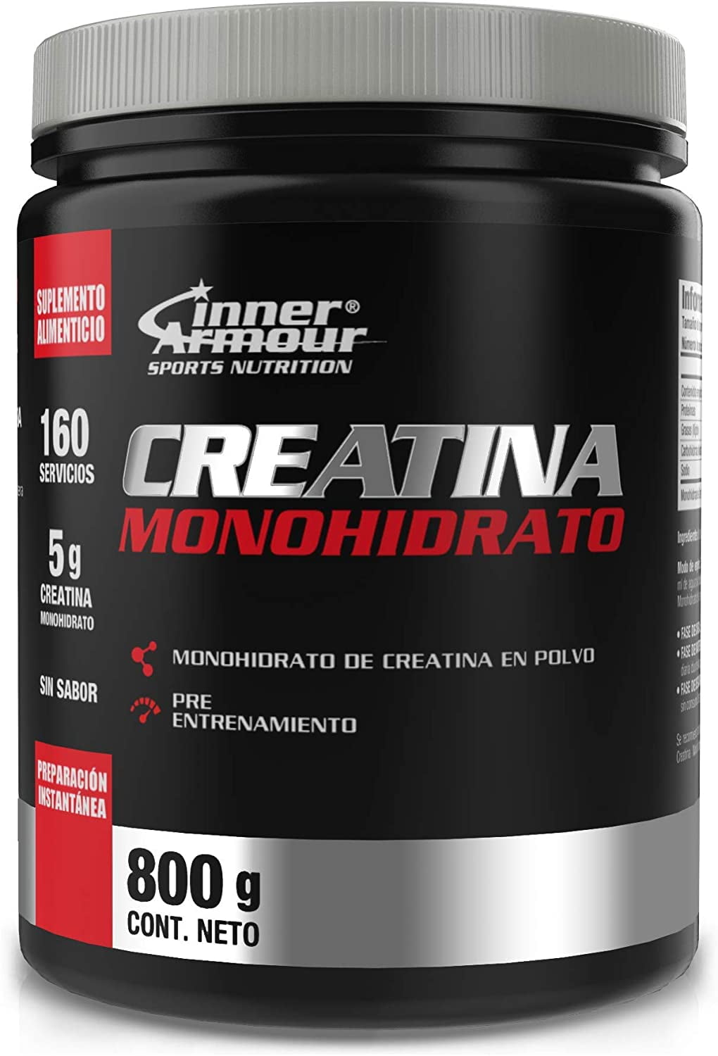 Creatina Monohidrato Inner Armour 800 gr 160 servicios Creatina ...