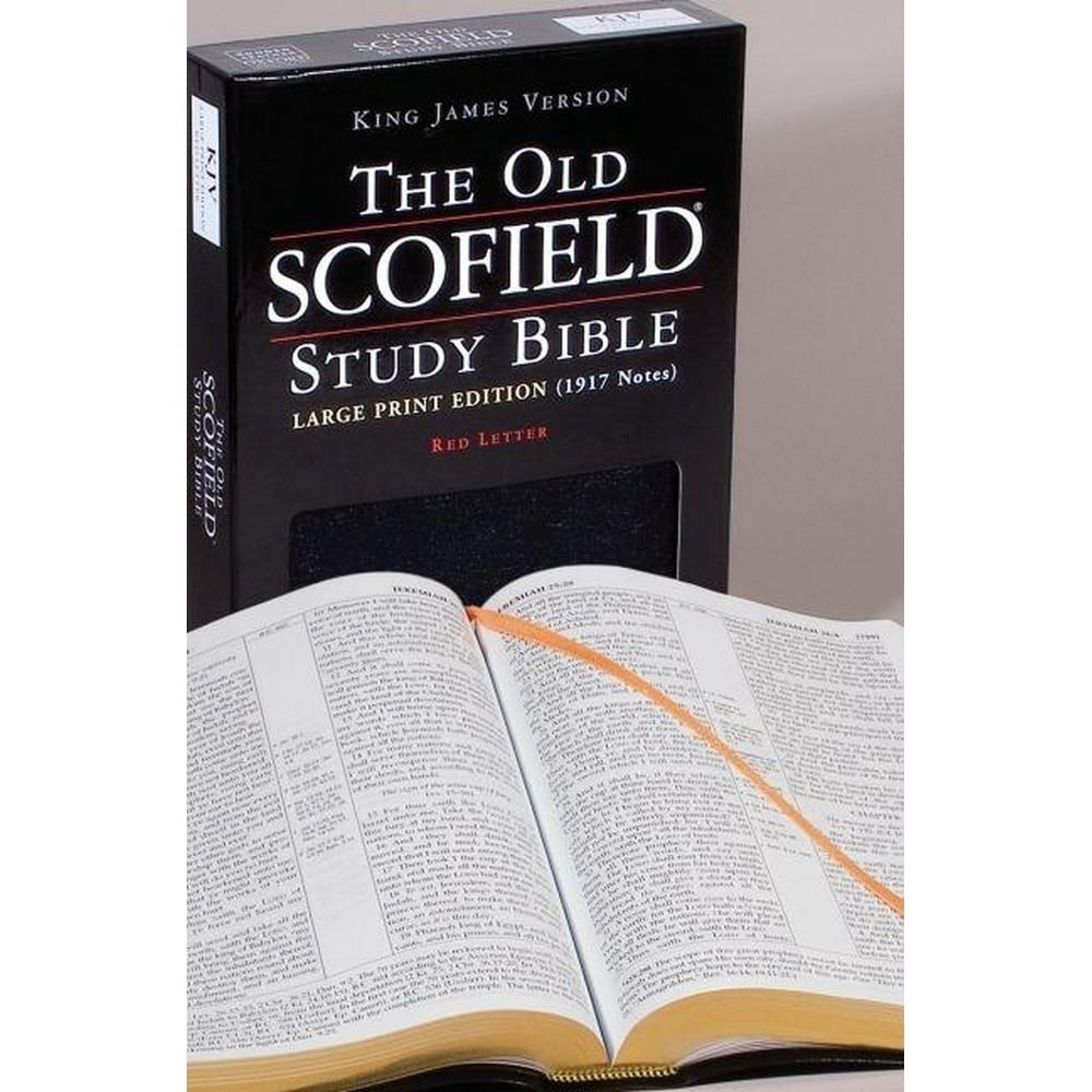 Old Scofield Study Bible-KJV-Large Print (Hardcover) - Walmart.com ...