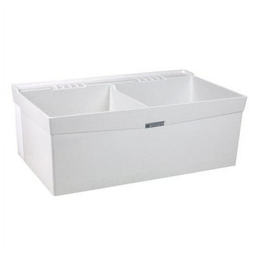 Mustee 25BT Vector Multi-Task Sink 22" x 25", Biscuit - Walmart.com