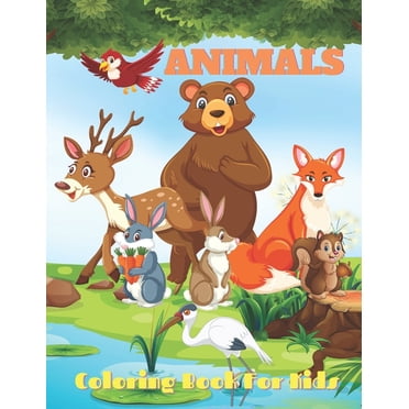 ANIMAL ADVENTURE - Coloring Book For Kids: Sea Animals, Farm Animals ...
