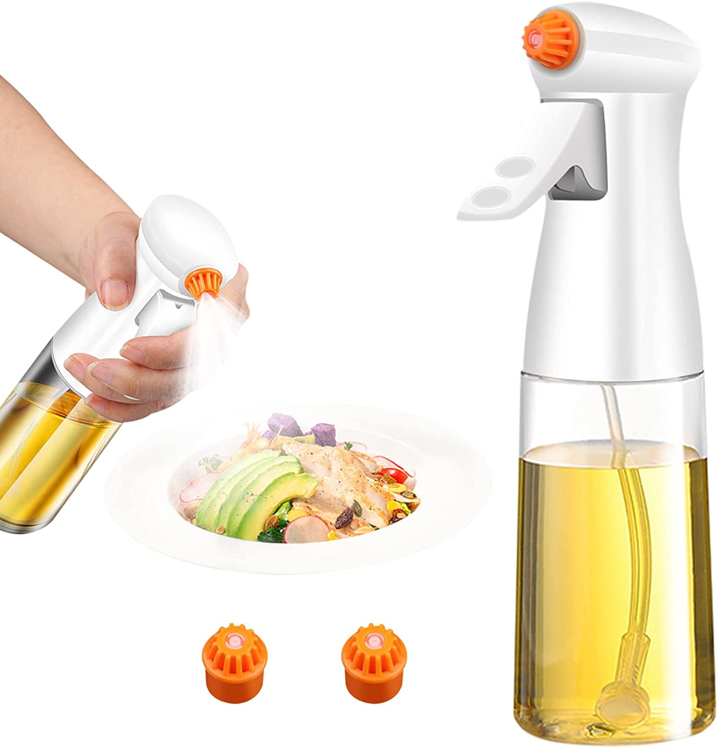 HUART Oil Sprayer for Cooking, Premium Glass Oil Sprayer, for BBQ ...