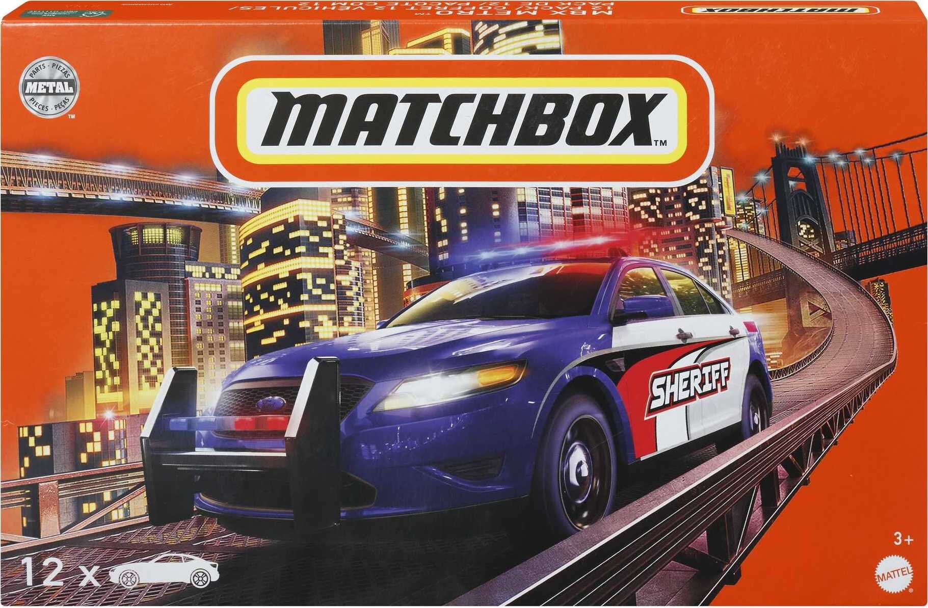 Matchbox Metro 12-Pack Of Toy Cars & Trucks, For Kids 3 Years Old & Up ...
