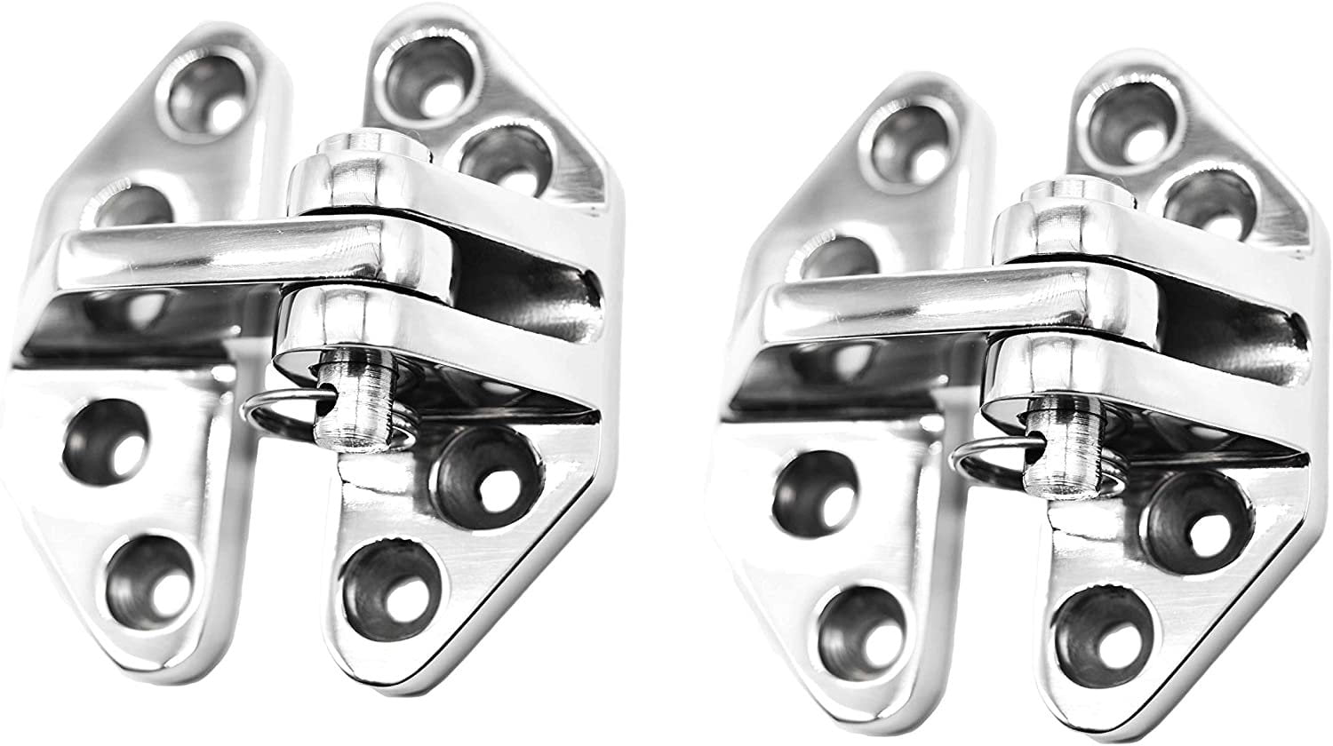 Marine City 316 Stainless Steel Hatch Hinge with Removable Pin 2-5/8 ...