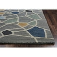 Rizzy Home MF9502 multi 8' Round Hand-Tufted Area Rug - Walmart.com