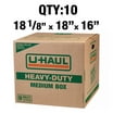 11-Piece U-Haul Large Heavy-Duty Double Wall Moving & Shipping Box - 18 ...