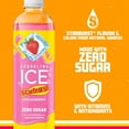 Sparkling Ice STARBURST Strawberry, Zero Sugar Flavored Sparkling Water, with Vitamins and ...