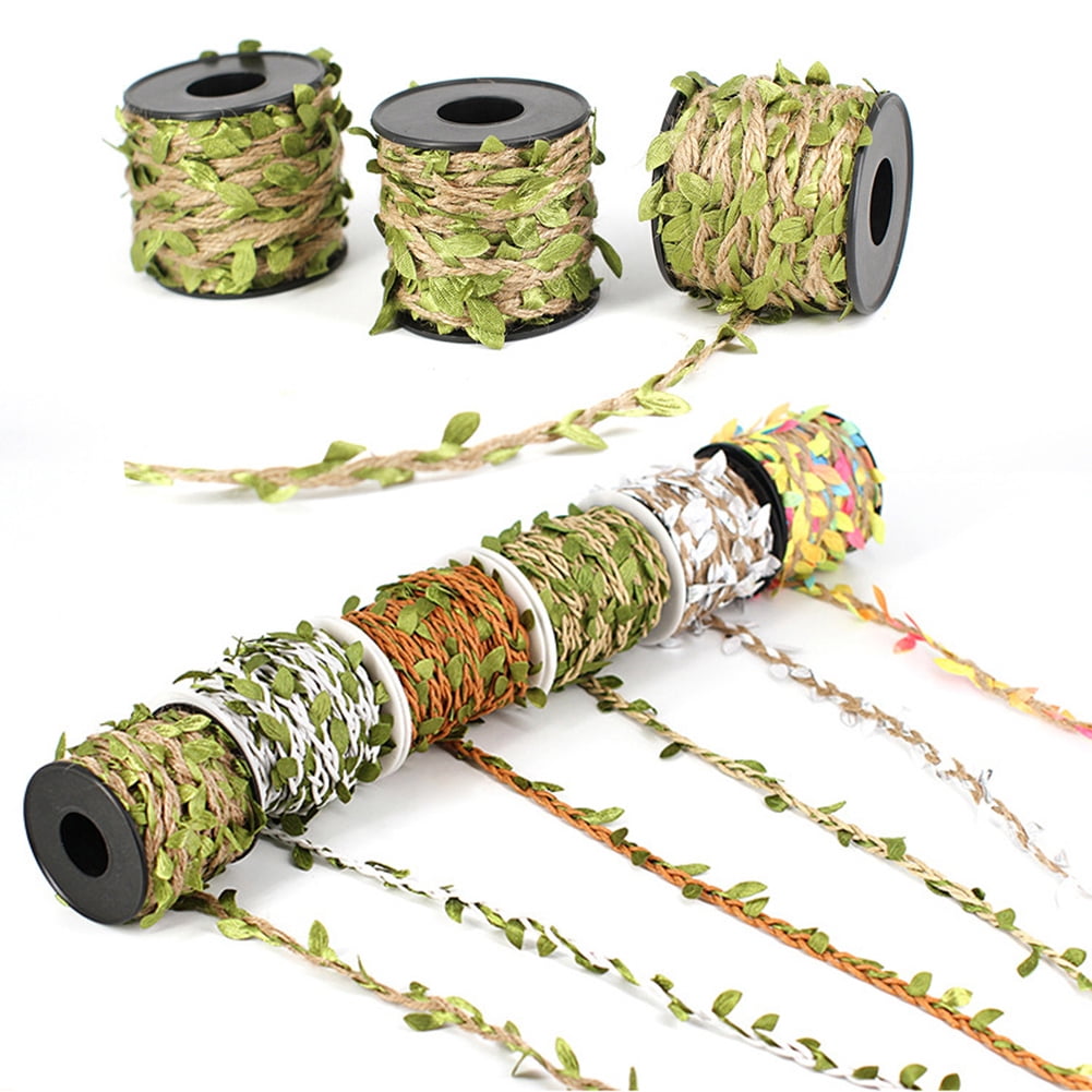 SPRING PARK 10m Artificial Silk Greenery Garland Faux Foliage Leaves ...