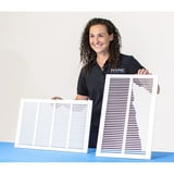 Truaire Stamped Face Return Air Grille, 24 In. X 18 In., White ...