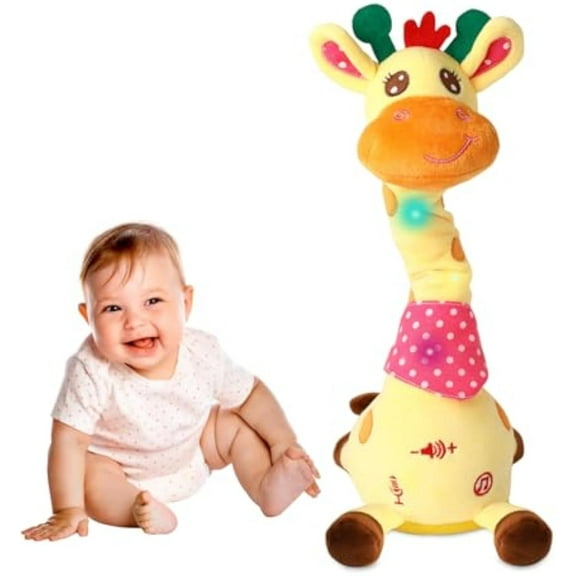 Singing Dancing Giraffe Plush Toy with Repeat Function,Interactive ...
