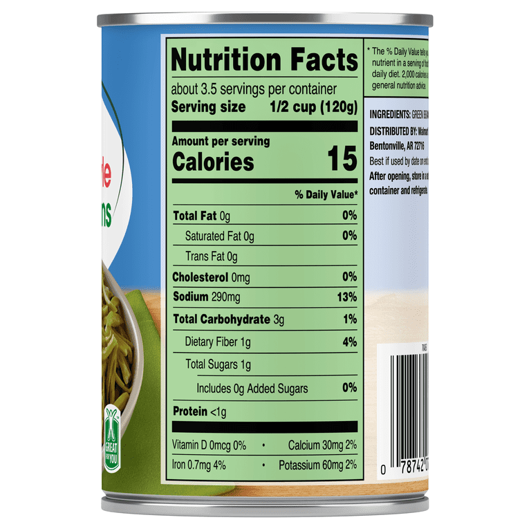 Canned Green Beans Nutrition Facts