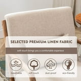 Bonzy Home Mid Century Modern Accent Chair, Beige - Walmart.com