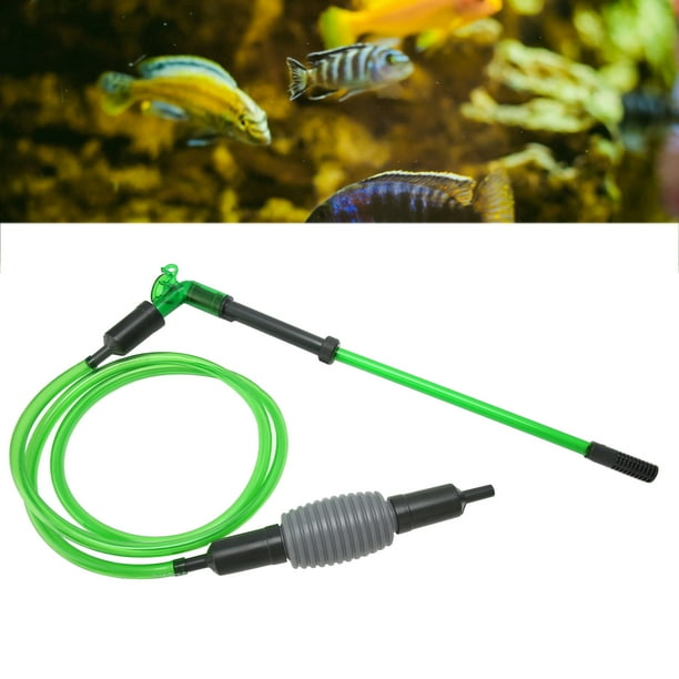Fish Cleaner Aquarium Gravel Cleaner Hand Syphon Pump Aquarium Vacuum ...