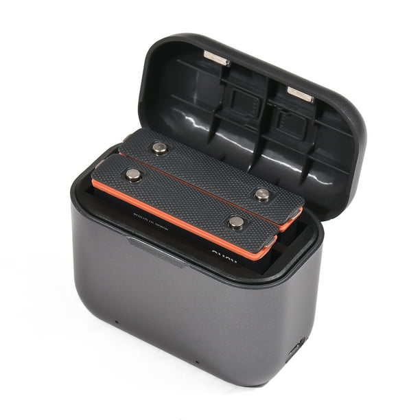 Mistaha Battery Charger with 2 Battery Channels Charging Box with USB ...