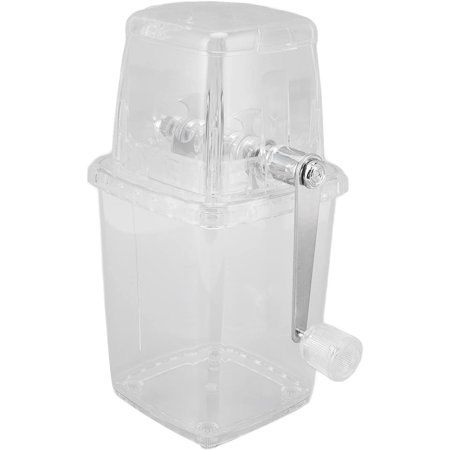 AVEKI Hand Crank Operated Ice Crusher, Ice Shaver with Stainless Steel ...