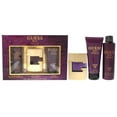 Guess Man Gold 3 Pc Gift Set (2.5oz EDT Spray + 6.0oz Deodorizing Body ...