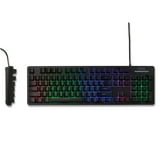 Onn+ Wired LED Gaming Keyboard with Backlit RGB Rainbow Zones, 104-Key ...