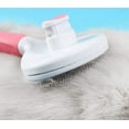 Self Cleaning Slicker Brush,Long & Short Hair Pets Gently Removes Loose ...
