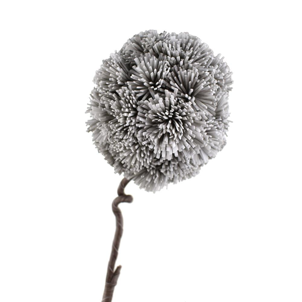 Tall Foam Allium Flower with Twist-able Stem, Gray, 34-Inch - Walmart.com