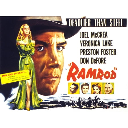Ramrod Joel Mccrea Veronica Lake Donald Crisp Don Defore Preston Foster ...