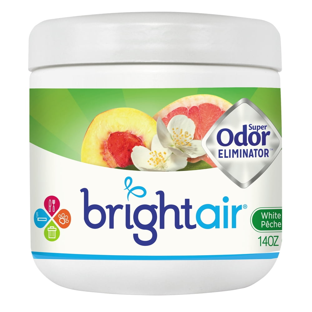 BRIGHT Air Super Odor Eliminator, White Peach and Citrus, 14oz ...