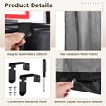 Basketball Hoop Laundry Hamper, Over Door Hanging Laundry Basket with ...
