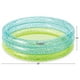 Funsicle Lagoon Blue Squiggle 3-Ring Inflatable Swimming Pool, Round ...