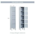 Drevy Metal Locker, Metal Lockers for Employees with Lock, Storage ...