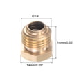 Uxcell G1/4 Stainless Steel Push Button Grease Oil Cup for Lubrication ...