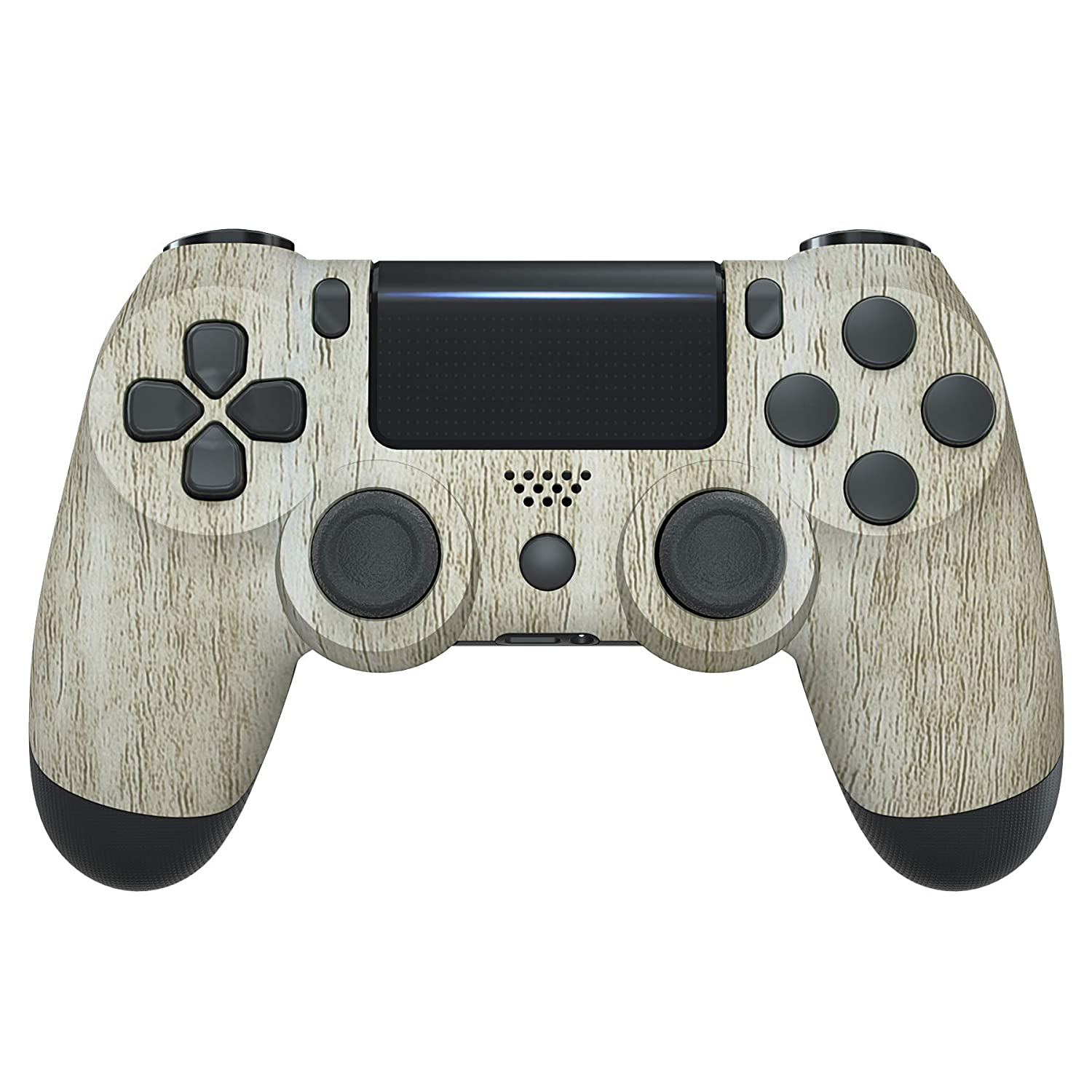 Pine Wood Grain Pattern Soft Touch Faceplate Cover for PS4 Slim Pro ...