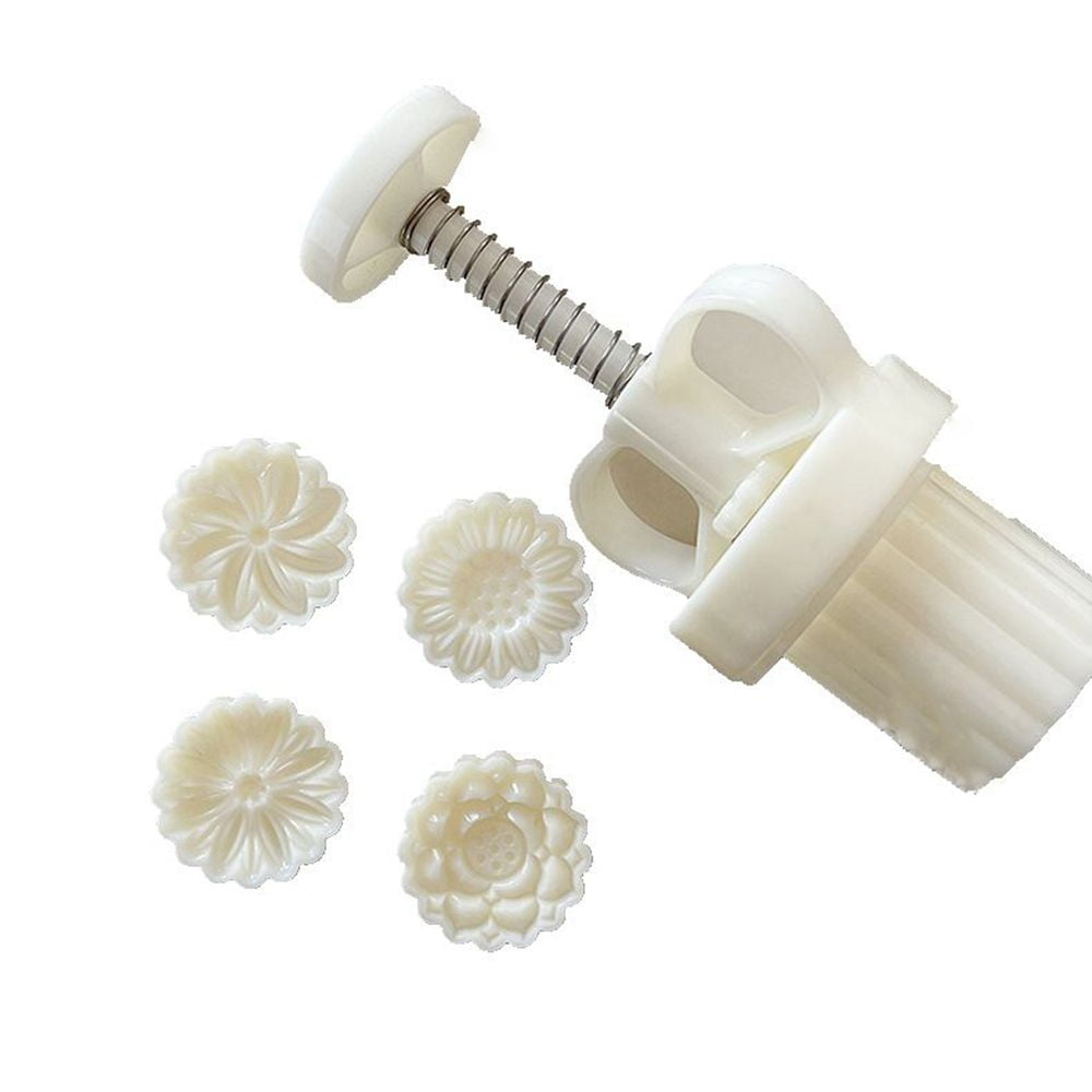 Plastic Hand Press Plungers DIY Mid-autumn Festival Pastry Tool Baking ...
