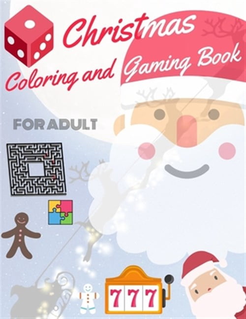 Pre-Owned Christmas Coloring and Gaming Book for Adult: Filled with ...