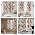 Black and White Cat and Mushroom Blackout Curtains,Triple Weaved Fabric ...