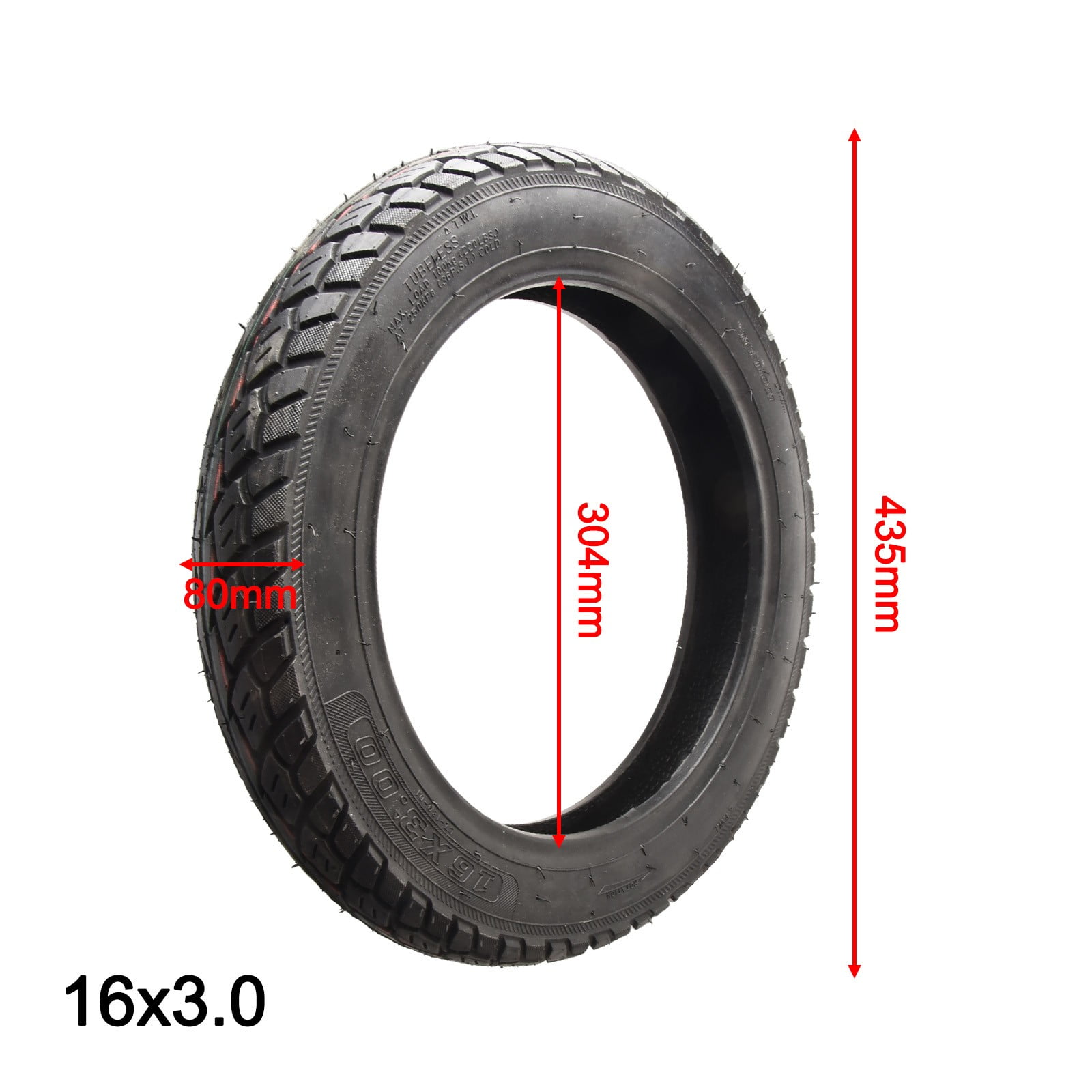 Click here for Bamill 16 Inch 16x3.0 Tubeless Tire For Electric S... prices